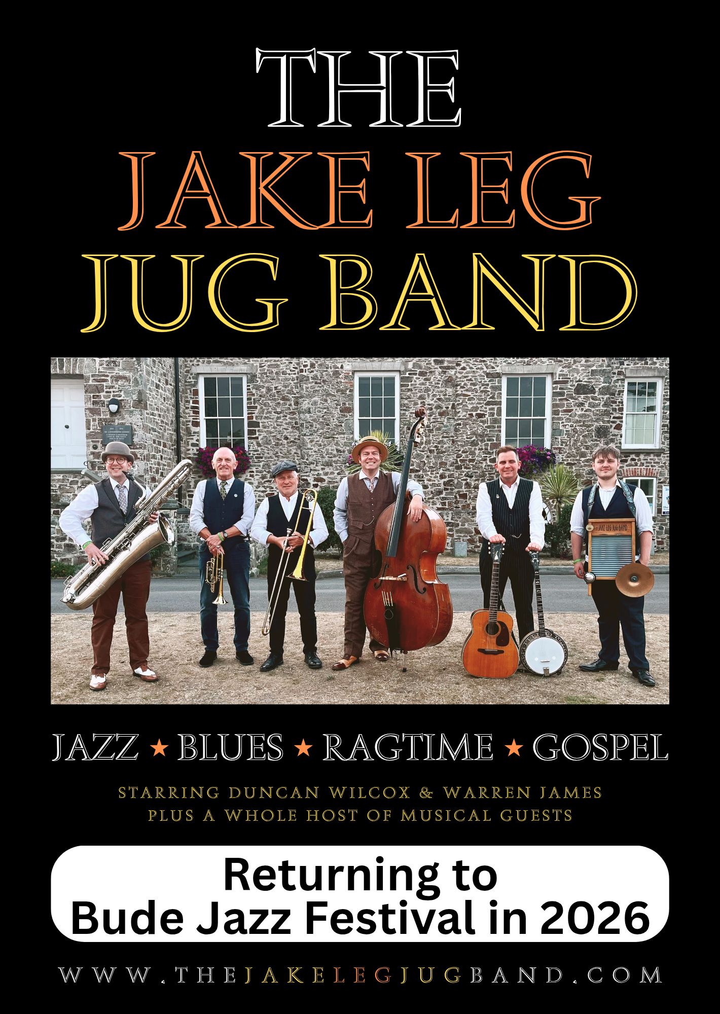 The Jake Leg Jug Band & Warren James Newsletter… – Warren James